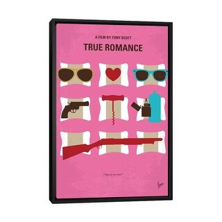 iCanvas "True Romance Minimal Movie Poster" by Chungkong Framed Canvas Print - Bed Bath & Beyond ...